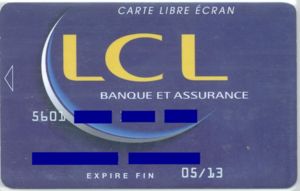 Bank Card: LCL - Banque et Assurance (Credit Lyonnais, FranceCol:FR-GM ...