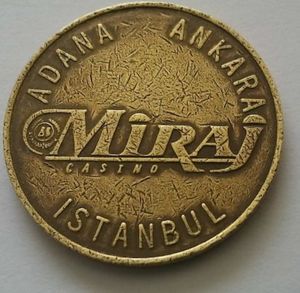 Token: Miraj Casino Token (Türkiye (Turkey)(Casino (Tokens and Chips ...