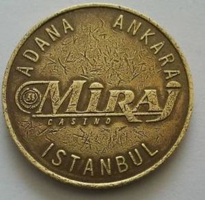 Token: Miraj Casino Token (Türkiye (Turkey)(Casino (Tokens and Chips ...