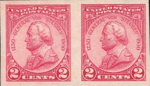 Stamp: Major General Friedrich Wilhelm von Steuben (1730-1794) (United ...