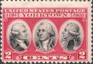 Stamp: Count de Rochambeau, Washington, and Count de Grasse (United ...