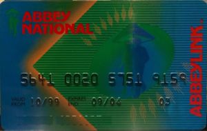 Bank Card: Abbey National Abbeylink Card (Abbey National, United ...