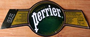 Drink Label: Perrier (N.W.S. Sud, FranceCol:FR-WATER-000025