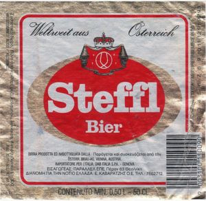 Etiqueta de bebida: Steffl Bier (Brau Union Österreich AG, AustriaCol ...