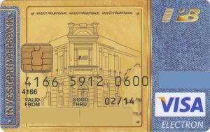 Bank Card: Investprivatbank (INVESTPRIVATBANK, MoldovaCol:MD-VE-0024