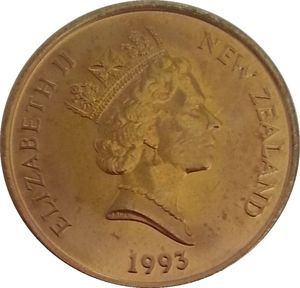 Coin: 2 Dollars (New Zealand(2003~2022 - 4th portrait of Elizabeth II ...