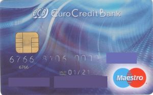 Bank Card: Abstraction (BC Euro Credit bank S.A., MoldovaCol:MD-MS-0020