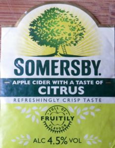 Drink Label: Somersby, Apple Ciders - Citrus (Unicer Bebidas ...