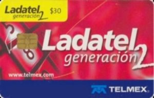 Phonecard: Ladatel Generación 2 sin Leyenda (Telmex - Ladatel, Mexico ...