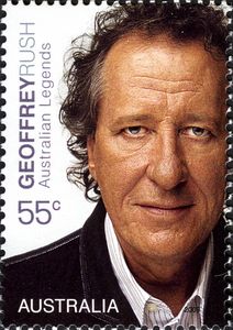 Stamp: Geoffrey Rush (Australia(Australian Legends - Screen) Mi:AU 3133 ...