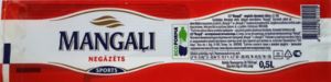 Drink Label: Mangali (SIA CIDO GRUPA, LatviaCol:LV-WATER-000001