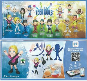 Meal Toy: Avril Lavigne (Kinder Surprise, Europe(Joy - Teen Idols) Col ...
