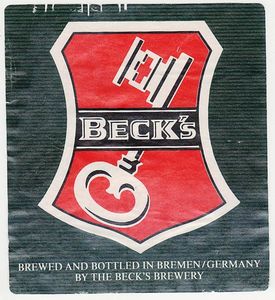 Drink Label: Beck's (Brauerei Beck GmbH & Co, Germany, Federal ...