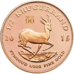 Moneda: ½ Krugerrand (Queen Elizabeth II 90th Birthday) (Sudáfrica(1961 ...