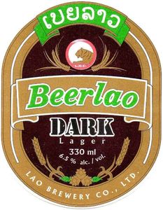 Drink Label: Beerlao Dark Lager (Lao Brewery Co., LaosCol:LA-BEER-000009