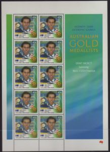 Stamp: Grant Hackett 1500m Freestyle (Australia(Summer Olympic 2000 ...