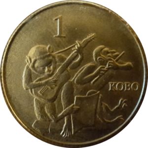 Coin: 1 Kobo (Fantasy Issues(Nigeria) WCC:km17