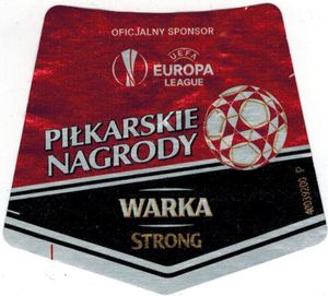 Etiqueta de bebida: Warka Strong (Browar Warka, PoloniaCol:PL-BEER-000655