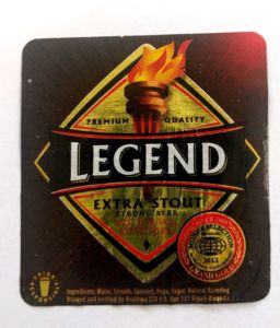 Drink Label: Legend Stout (Bralirwa LTD, RwandaCol:RW-BEER-000006