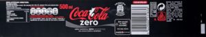 Etiqueta de bebida: Coca-Cola Zero (Coca-Cola European Partners Iberia ...