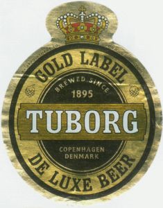 Etiqueta de bebida: Tuborg Gold (Carlsberg Ukraine, UcraniaCol:UA-BEER ...