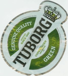 Drink Label: Tuborg Green (Carlsberg Ukraine, UkraineCol:UA-BEER-000764