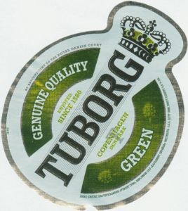 Drink Label: Tuborg Green (Carlsberg Ukraine, UkraineCol:UA-BEER-000765