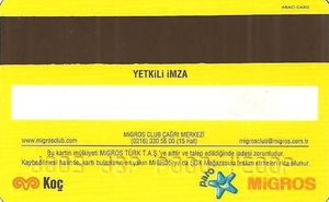 Functional Card: Migros Club (Shops - Supermarkets, Türkiye (Turkey ...
