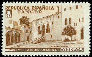 Stamp: Vistas de Tanger (Tangier, Spanish Post Office(Beneficent Stamps ...