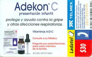 Phonecard: Adekon - Presentacion Infantil (Telmex - Ladatel, Mexico(05 ...