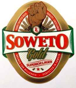 Drink Label: Soweto Gold (Madmead ltd., South AfricaCol:ZA-BEER-000022