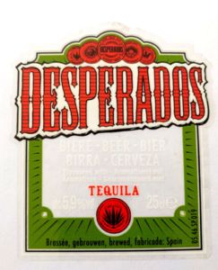 Drink Label: Desperados Tequila (Heineken España S.A., SpainCol:ES-BEER ...