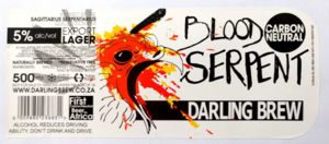Drink Label: Blood Serpent (Darling Brew, South AfricaCol:ZA-BEER-000036
