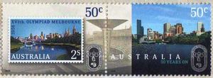Stamp: Melbourne Olympics 1956 (Australia(50th Anniversary of Olympic ...