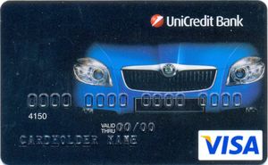 Bank Card: UniCredit Bank (ŠKODA) (UniCredit Bank, Czech RepublicCol:CZ ...