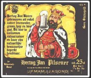 Drink Label: Hertog Jan Pilsener (Dommelsche Bierbrouwerij ...