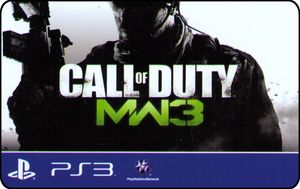 Gift Card: Call of Duty MW3 (Target, United States of America ...