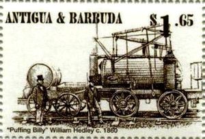 Stamp: William Hedley's "Puffing Billy", 1813-14 (Antigua and Barbuda ...