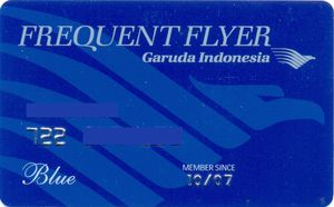 Functional Card: Garuda Indonesia Blue (Airlines, Indonesia(Garuda ...