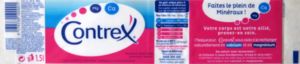Drink Label: Contrex (Nestle Waters Supply Est S.A., FranceCol:FR-WATER ...
