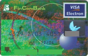 Bank Card: FinComBank (FinComBank, MoldovaCol:MD-VE-0038.01