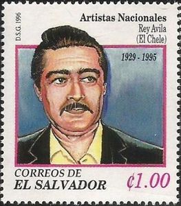 Stamp: Rey Avila, called El Chele (1929-1995) (El SalvadorMi:SV 2019,Sn ...