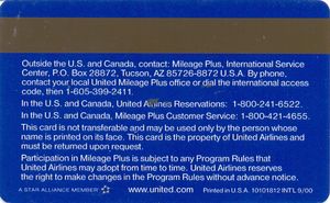 Tarjeta Funcional: United MileagePlus-A (Airlines, Estados Unidos de ...