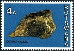 Stamp: Copper Nickel (Botswana(Minerals) Mi:BW 117,Sn:BW 117,Yt:BW 269 ...