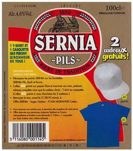 Drink Label: Sernia Pils (Interbrew, BelgiumCol:BE-BEER-013131