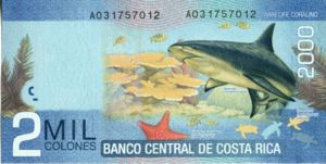 Banknote: 2,000 Colones (Costa Rica(2009-2015 Issue) Wor:P-275a