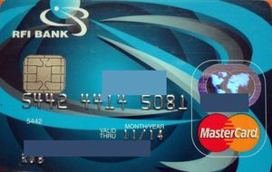 Bank Card: RFI Bank (RFI Bank, RussiaCol:RU-MC-1046