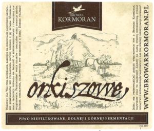 Drink Label: Kormoran Orkiszowe (Browar Kormoran Olsztyn, PolandCol:PL ...