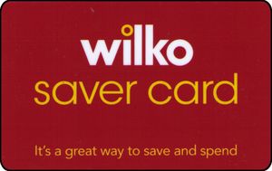 Gift Card: Saver card (Wilko, United Kingdom of Great Britain ...