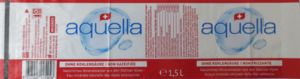 Drink Label: Aquella (Migros, SwitzerlandCol:CH-WATER-000007